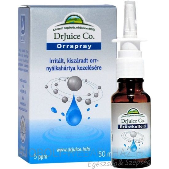 Dr. Juice Ezüstkolloid orröblítő spray 50ml