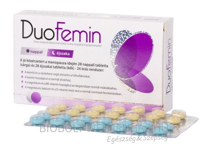 Duofemin tabletta vitaminokkal ásványi anyagokkal 28 +28db