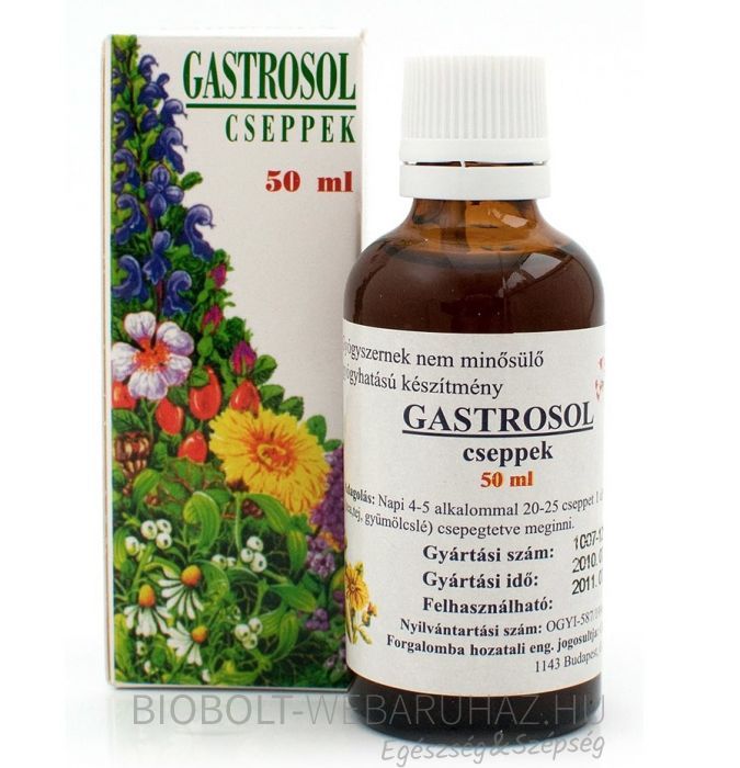 Gastrosol gyomorcsepp 50ml