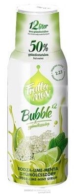 Frutta max gyümölcsszörp bodza lime menta 500ml'