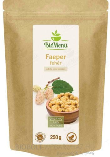 Biomenü Bio Fehér faeper 250g